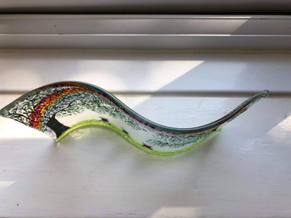 Personailised Dog Countryside Rainbow – Ally Glass
